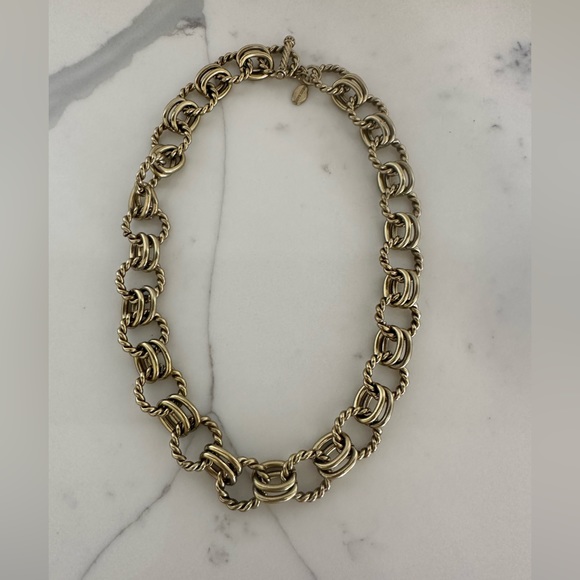 Heidi Daus | Jewelry | Heidi Daus Double Link Chain Choker Necklace ...